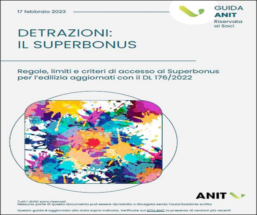 Superbonus, da ANIT la guida aggiornata al Decreto Blocca Cessioni ...