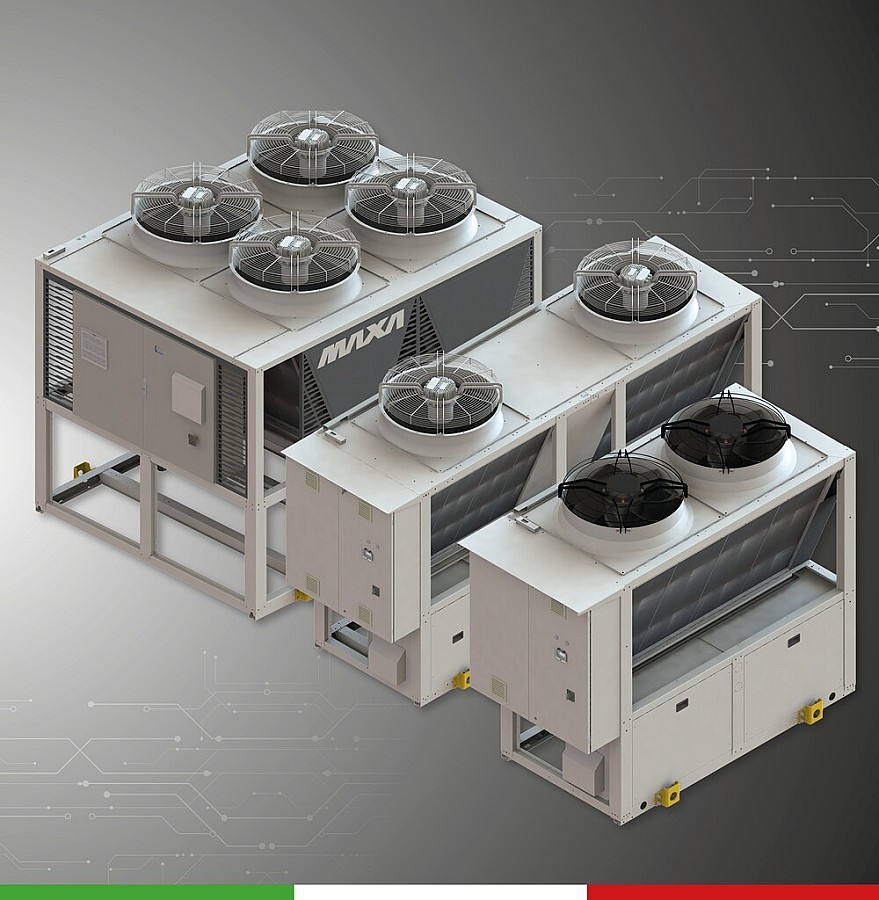 MAXA presenta la nuova gamma di refrigeratori e pompe di calore ...