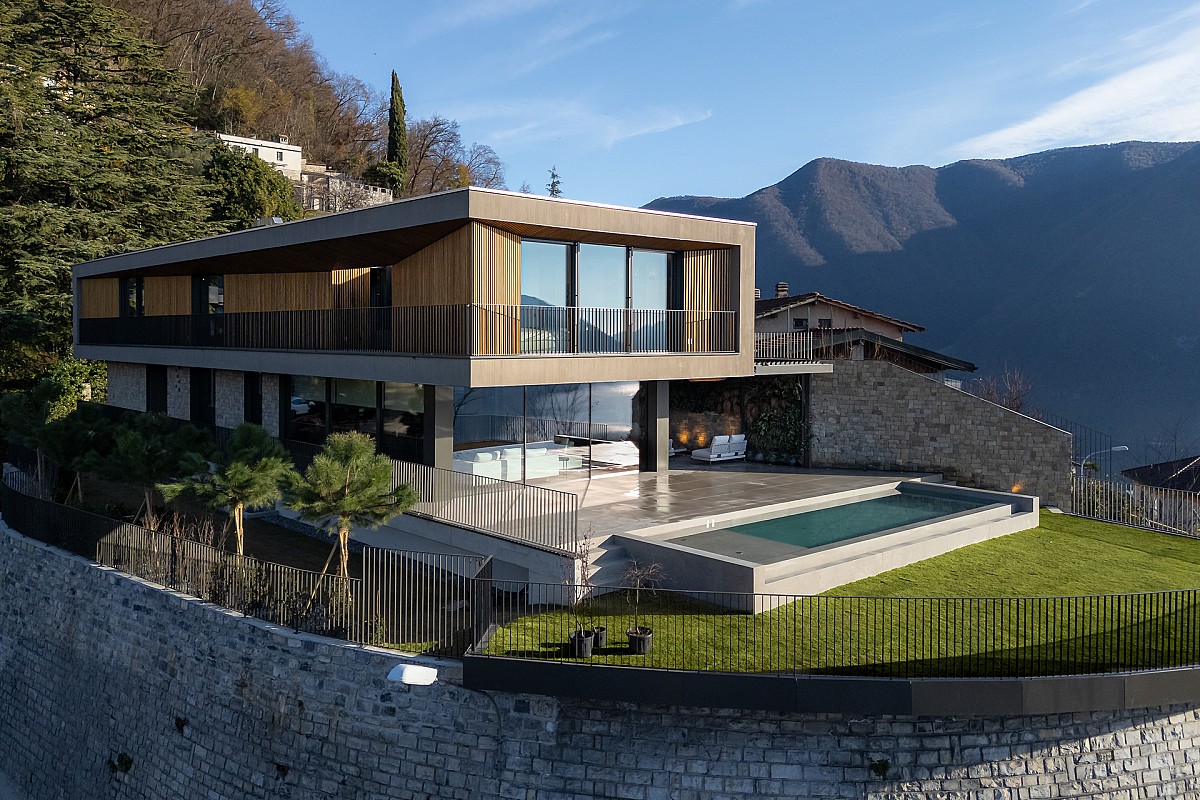 Eleganza vista lago per Villa tree a Castagnola di Lugano | Build News