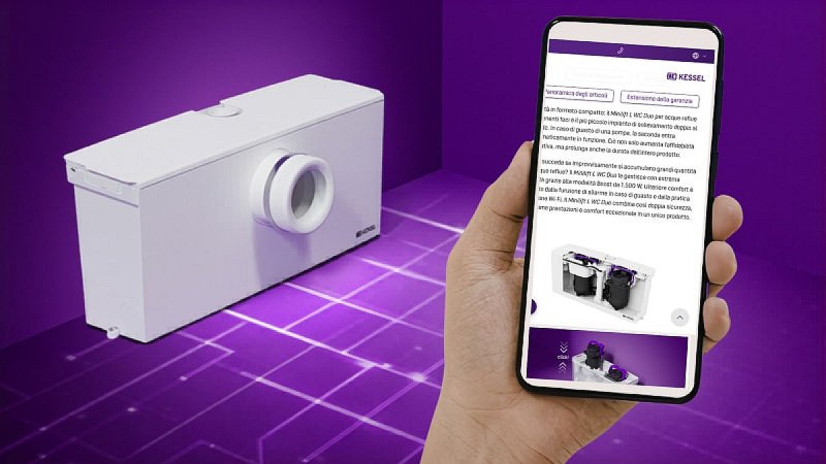 Mini-sollevamento WC con doppia pompa e controllo Wi-Fi | Build News
